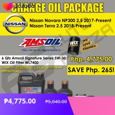 CHANGE OIL PACKAGE for Nissan Navara NP300 2017 to Present and Nissan ...