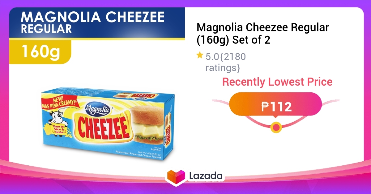 Magnolia Cheezee Regular (160g) Set of 2