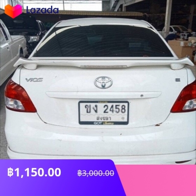 spoiler สปอยเลอร์ สปอยเลอร์หลัง Vios 2007 2008 2009 2010 2011 2012 ตัวยกมีไฟ ไม่ทำสี ราคาพิเศษ!!!