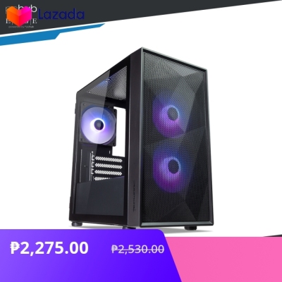 Tecware Forge M2 Mesh TG, mATX, black, 3x120mm, pn: TWCA-FOGM2A-BK