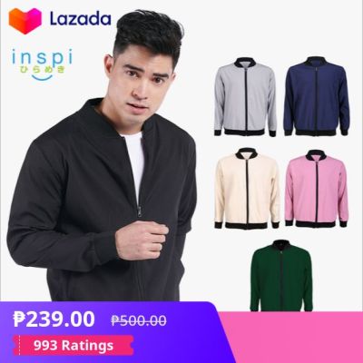 INSPI Bomber Jacket for Men 2022 Trendy Korean Style cotton thick ...