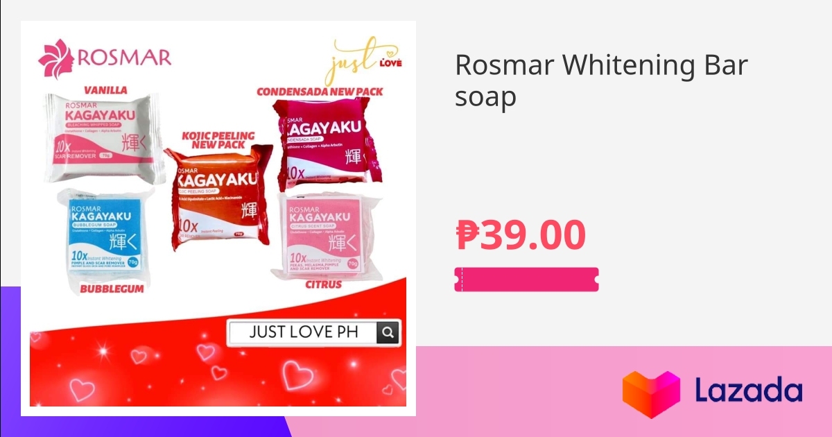 Rosmar Whitening Bar soap