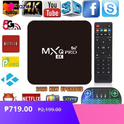 【COD】ALSTON TV BOX MX Q PRO MAX 5G 4K 8+128G Android Ultrahd HD Smart TV Box Media Player Set ...