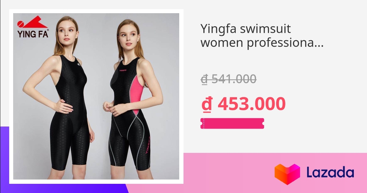 Yingfa Áo Tắm chuyên nghiệp cho nữ cạnh tranh da cá mập dính liền áo ...