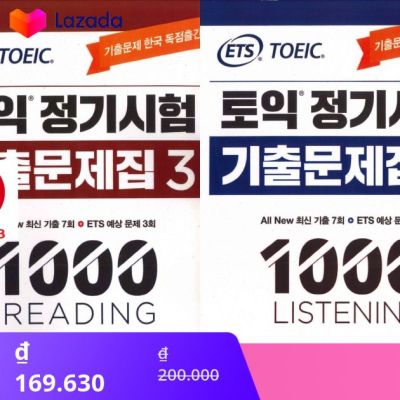 ETS TOEIC 2022 ( Combo 2 cuốn LC và RC theo format mới)