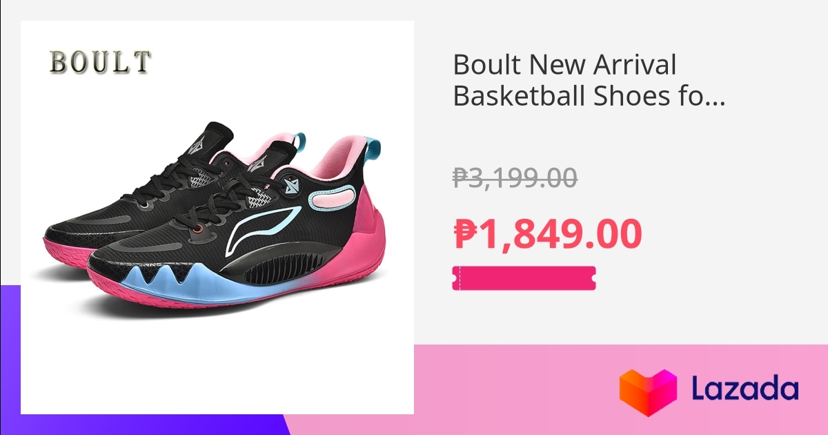 Boult New Arrival Basketball Shoes for Men Breathable Confortable Sports Shoes Unisex Women ...