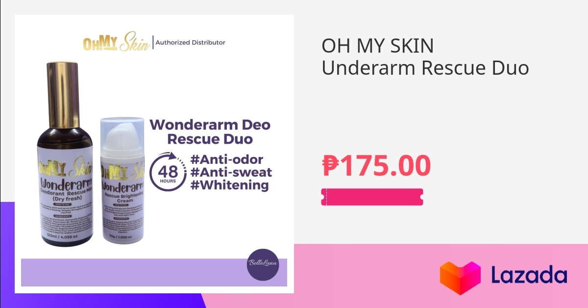 OH MY SKIN Underarm Rescue Duo