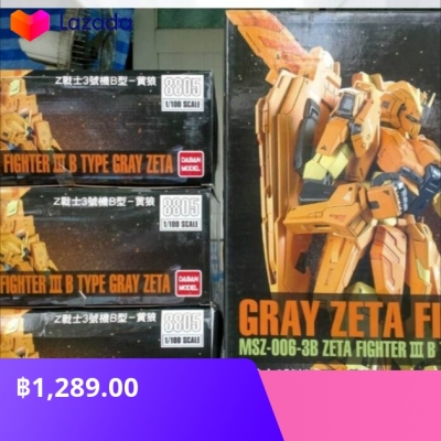 หุ่นยนต์ รหัส 8805 MG 1/100 Gray Zeta Fighter MSZ-006-3B Zeta Fighter ...