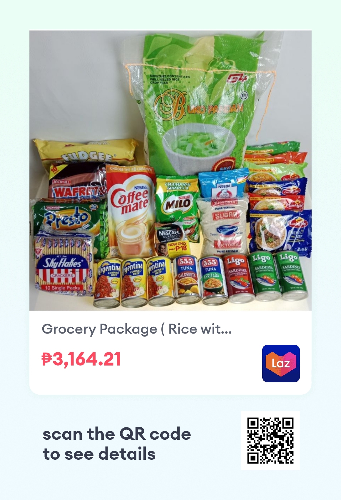 Grocery Package ( Rice with Essentials Package )
