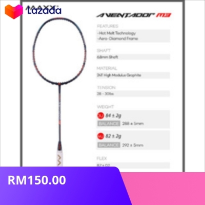 (UNSTRUNG) MAXX RACQUET AVENTADOR M3