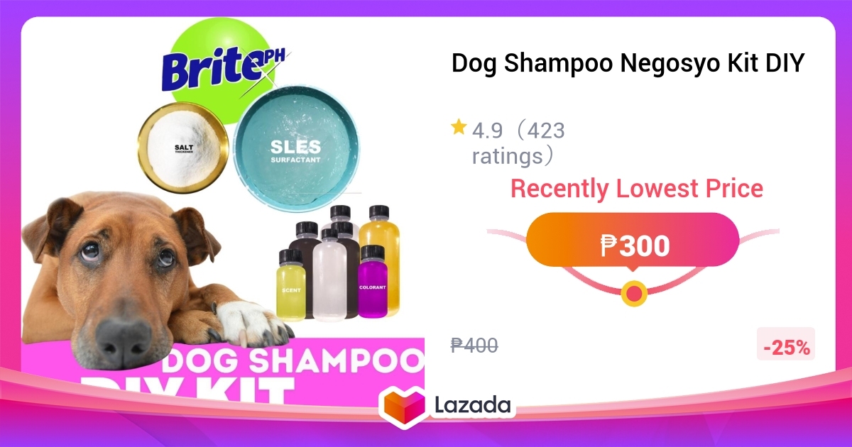 Dog Shampoo Negosyo Kit DIY
