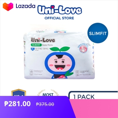 UniLove Slim Fit Baby Pants 30's (X-Large) Pack of 1