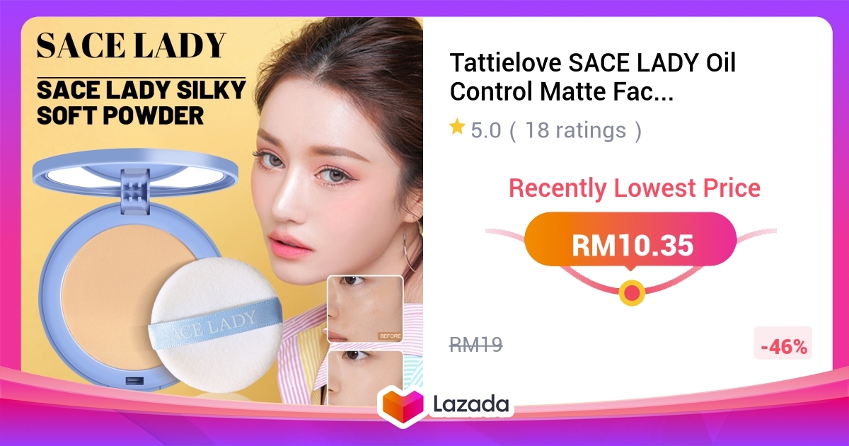 Tattielove SACE LADY Oil Control Matte Face Powder Long Lasting ...