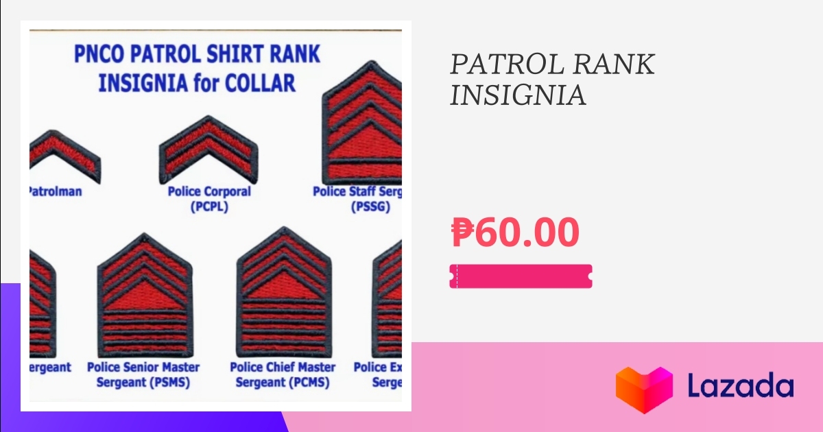 PATROL RANK INSIGNIA
