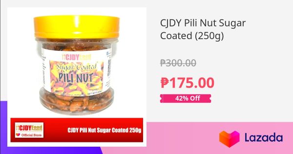 CJDY Pili Nut Sugar Coated (250g)