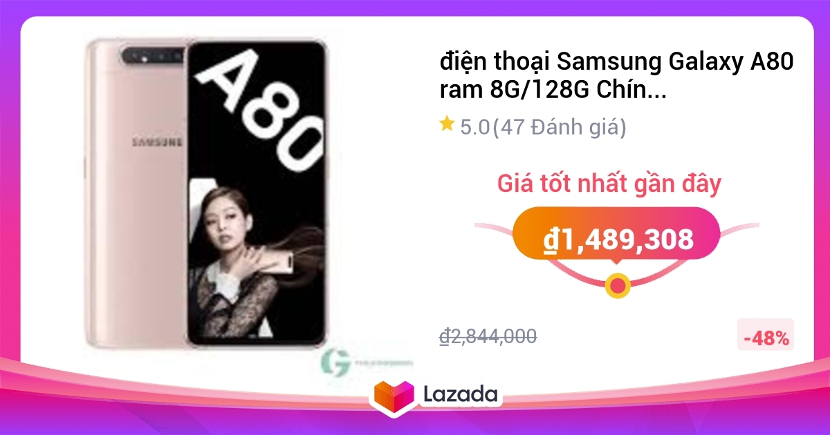 điện thoại Samsung Galaxy A80 ram 8G/128G Chính Hãng - Bảo hành 12 tháng