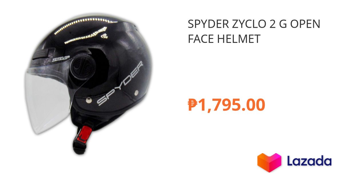 SPYDER ZYCLO 2 G OPEN FACE HELMET
