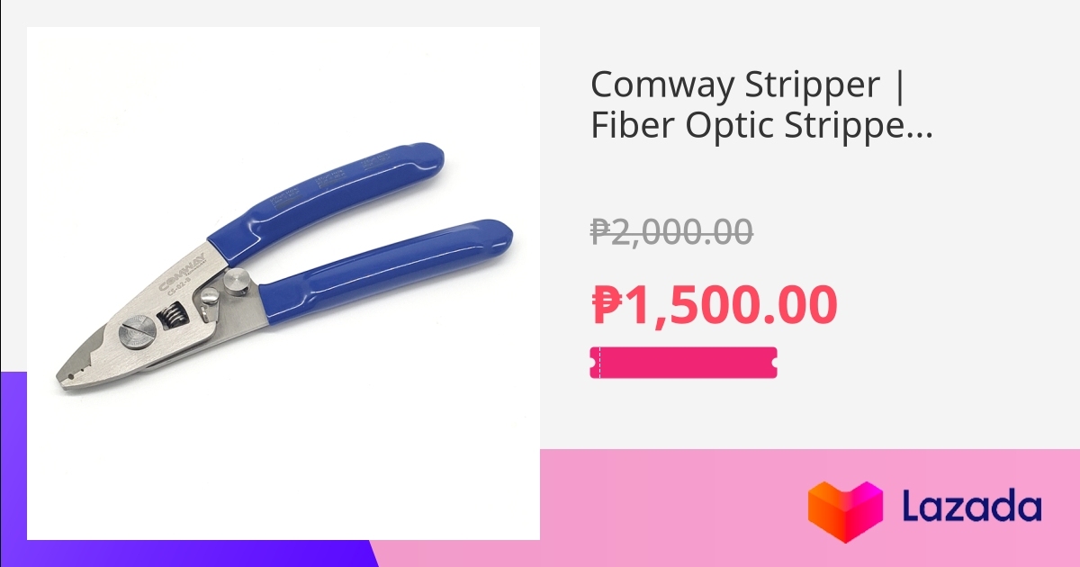 Comway Stripper | Fiber Optic Stripper | COMWAY CS-02-B High Precision ...
