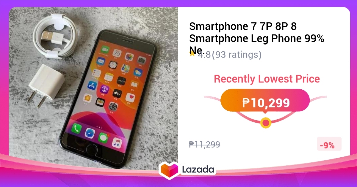 Smartphone 7 7P 8P 8 Smartphone Leg Phone 99% New Smartphone COD