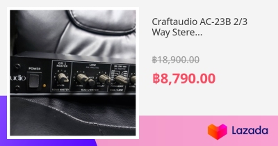 Craftaudio AC-23B 2/3 Way Stereo Crossover ครอสโอเวอร์ที่ให้ความแม่นยำ ...