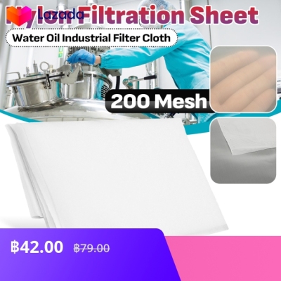 1pcs Nylon White Sheet 200 Mesh Water Oil Industrial Filter Cloth 1mx1m ...