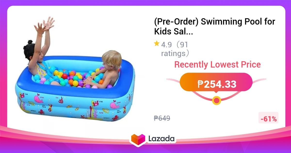(Pre-Order) Swimming Pool for Kids Sale Inflatable Swimming Pool ...