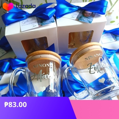 Personalized or Customized Clear Mugs 10 PCS MINIMUM ORDER