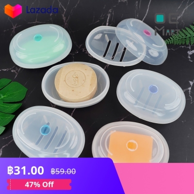 Soap box, soap box with lid, with oval shape design, can stored any ...