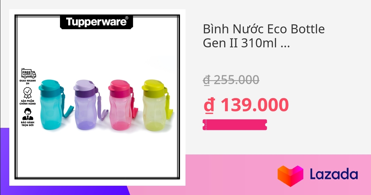 Bình Nước Eco Bottle Gen II 310ml - Tupperware