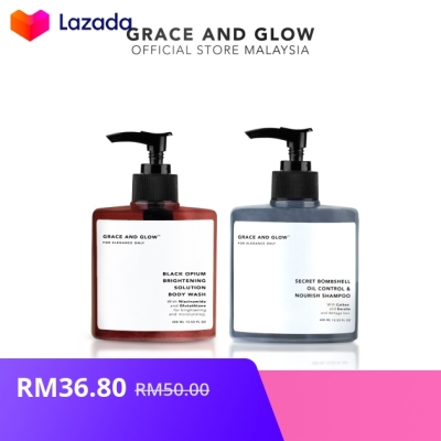 Grace and Glow BO Body Wash + Secret Bombshell Anti Oil and Repair ...