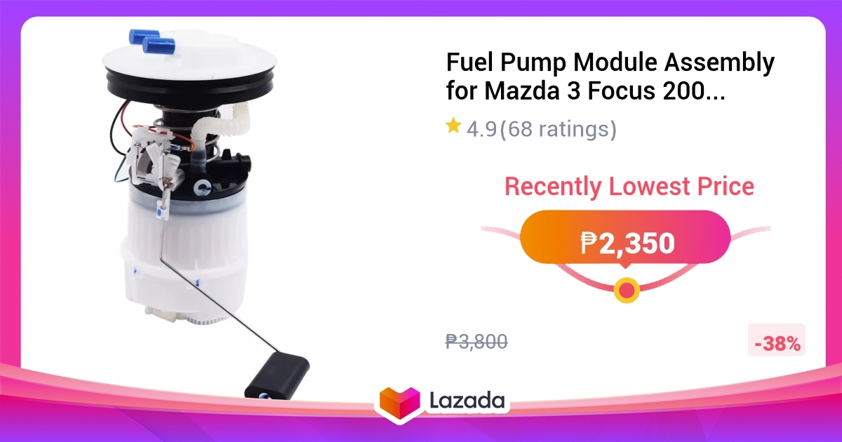 Fuel Pump Module Assembly for Mazda 3 Focus 2004 2005 2006 2007 2008 ...