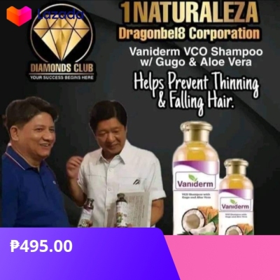 VANIDERM VCO SHAMPOO W/ GUGO & ALOE VERA (100ML)