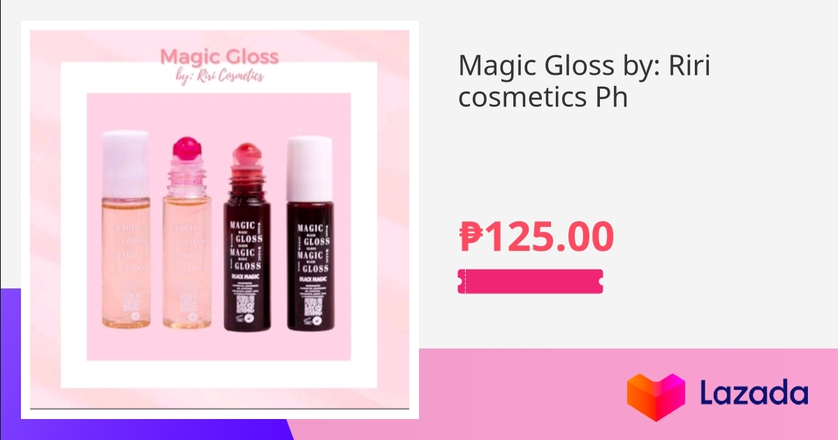 Magic Gloss by: Riri cosmetics Ph
