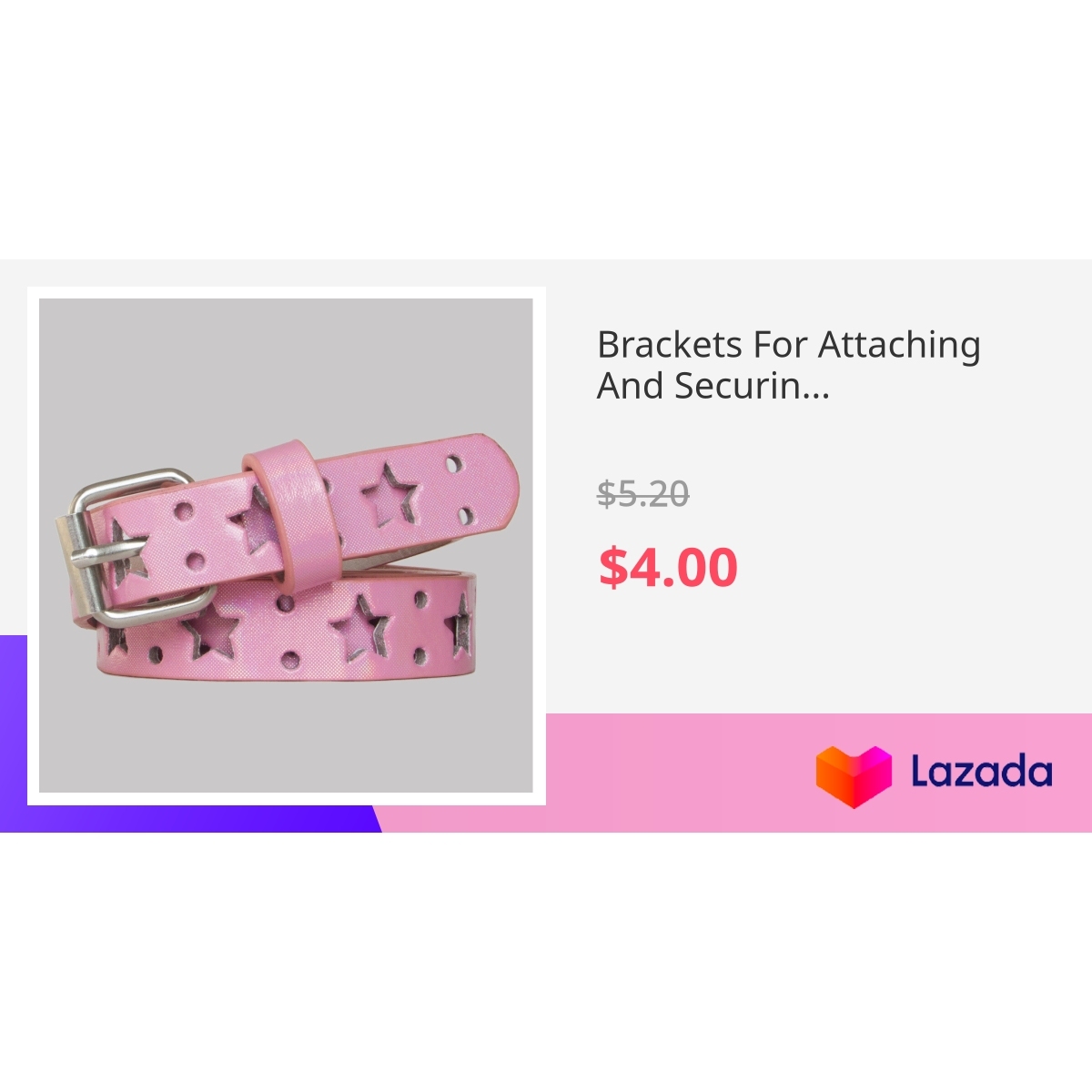 Brackets For Attaching And Securing Belts Fashionable Pentacle Waist ...