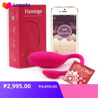 Magic Motion Flamingo Wireless Vibrating Bullet Pink (App-Controlled and Remote)