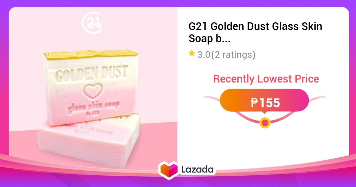 G21 Golden Dust Glass Skin Soap by She'beautiful.Ph