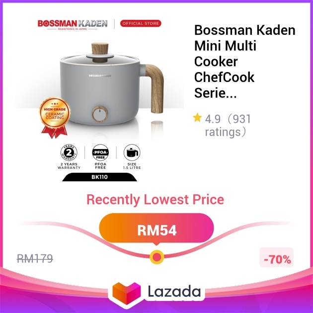 Bossman Kaden Mini Multi Cooker ChefCook Series BK110