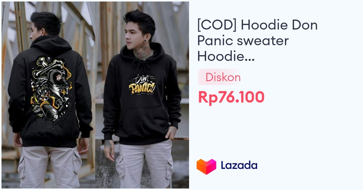[COD] Hoodie Don Panic sweater Hoodiee Oversized Pria wanita