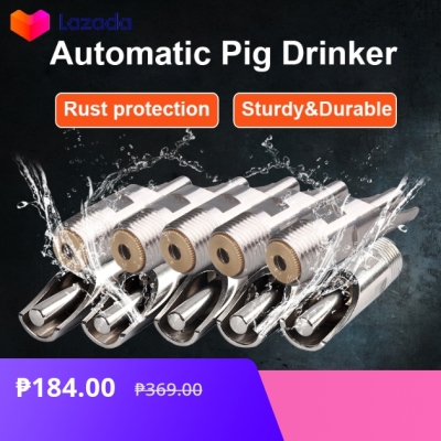 5/10/25Pcs Stainless steel pig drinker Automatic nipple drinker for ...