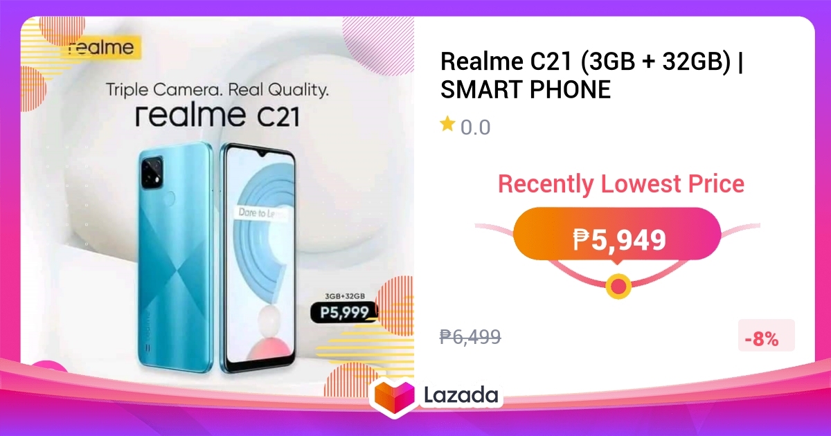 Realme C21 (3GB + 32GB) | SMART PHONE