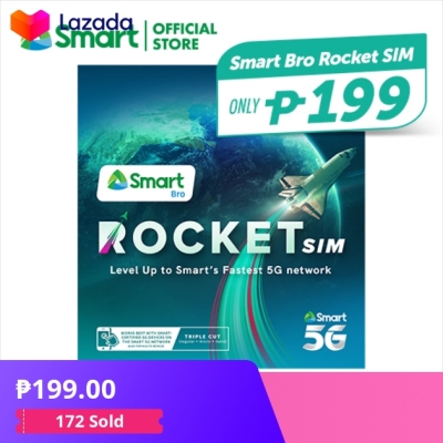 SMART Bro Rocket SIM 199 with 7 Days 20GB Data