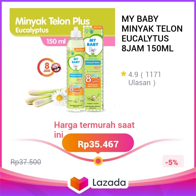 MY BABY MINYAK TELON EUCALYTUS 8JAM 150ML