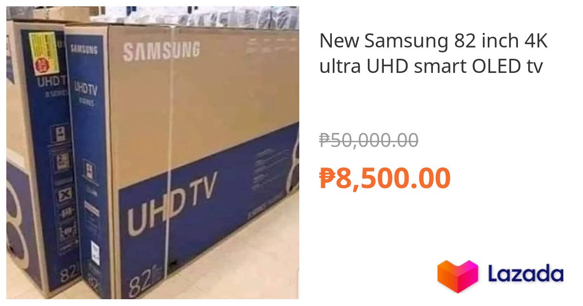 New Samsung 82 inch 4K ultra UHD smart OLED tv