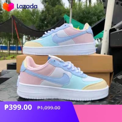 Korean fashion AirForce 1 Shadow "Macaron" (High Quality) For Ladies