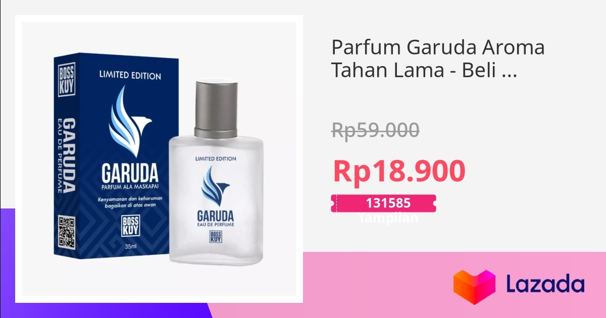 Parfum Garuda Aroma Tahan Lama - Beli 2 Dapat 1 Parfum