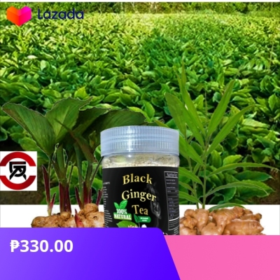 DON kamote's Black Ginger Tea Herbal Kaempferia Parviflora Thailand