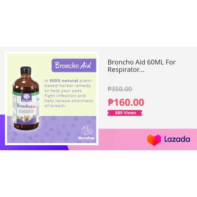 Broncho Aid 60ML For Respiratory infections, Coughs,Sneezing,Colds ...