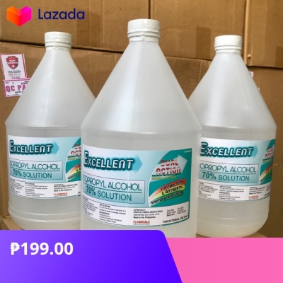 EXCELLENT ISOPROPYL ALCOHOL 70% SOLUTION 3.2L 1 GALLON (Citrus Scent)