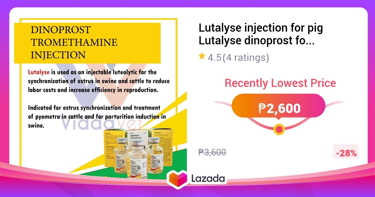 Lutalyse injection for pig Lutalyse dinoprost for pig Lutalyse for pig ...
