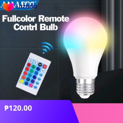 Amasco Led Bulb RGB IR Remote Control Light Color Changing